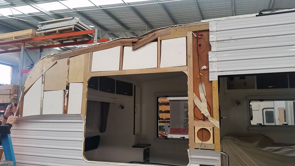 What happens when a big branch falls on your van!